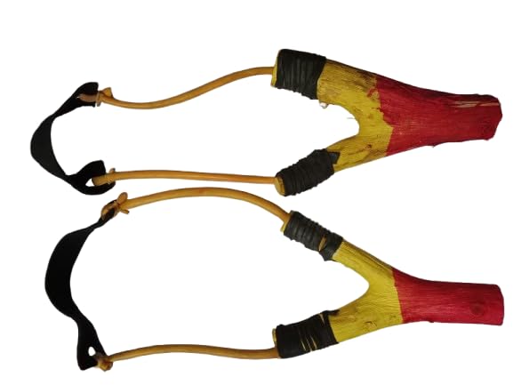 Buy advancedestore Wooden Slingshot Handle Powerful Catapult Slingshot ...
