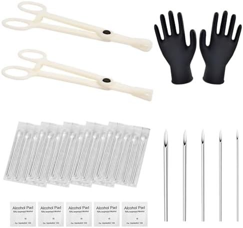 Amazon.com: WZPB Piercing Kit - 33 Piercing Needles Kit with 25 Needles ...