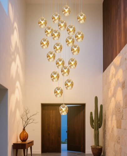 Best Long Chandeliers for High Ceilings: Elegant Lighting for Big ...