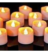 Amazon.com: Yakpo 24 Pack Fast Color Changing Tea Lights Battery ...