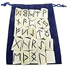 Amazon.com: CircuitOffice 25 Piece Bone Rune Set, for Occult, Pagan ...