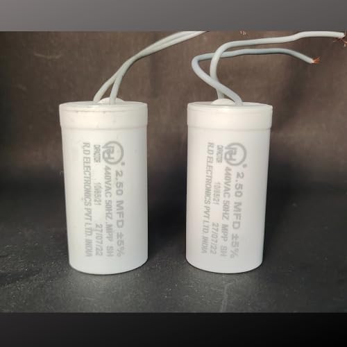 2 pcs 2.5mfd Epcos ceiling fan compact capacitors : Amazon.in: Home ...