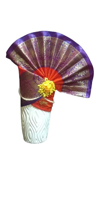 Gauri and Ganpati Bappa feta/pagadi : Amazon.in: Home & Kitchen