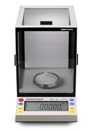 Scientech Zeta Series Dual Mode Analytical Balance, 100/200g Capacity, 0.1/1mg Readability ...
