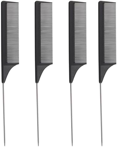 Amazon.com : Professional 8.8 Inch Tail Comb - Black Carbon Fiber And ...
