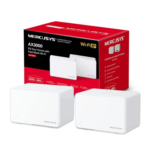 Mercusys Halo H80X AX3000 Whole Home Mesh Wi-Fi 6 System | 3000 Mbps ...