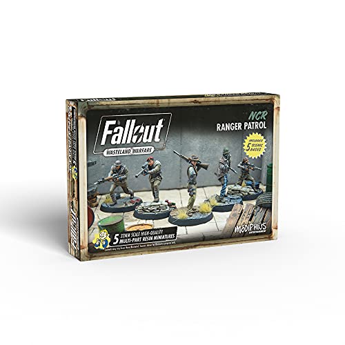 Modiphius Entertainment Fallout Wasteland Warfare NCR Ranger Patrol ...