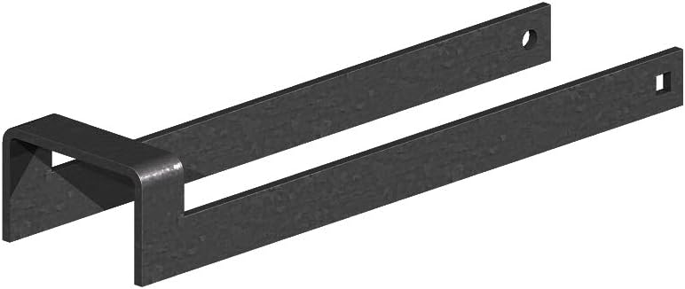 Throw Over Loop Gate Latch 3" Wide Galvanised or Black 14" Long ...