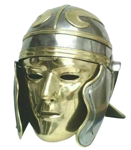 Amazon.com: Roman Medieval Gallic/Centurion Imperial Helmet – 18 Gauge ...