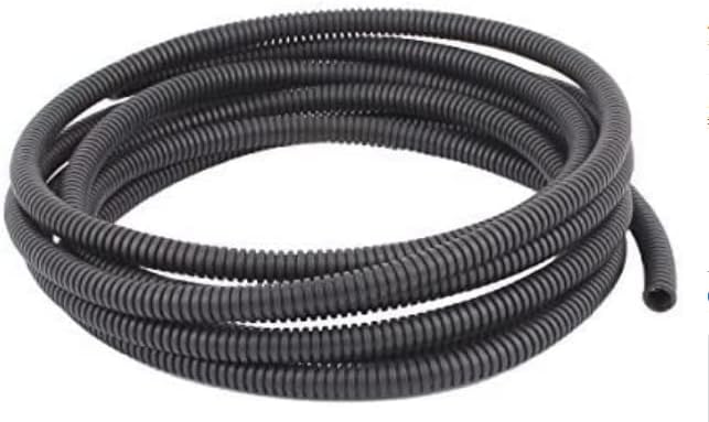 Toolzia Corrugated Hose, 5m/16.4Ft Flexible Conduit Corrugated Electric ...
