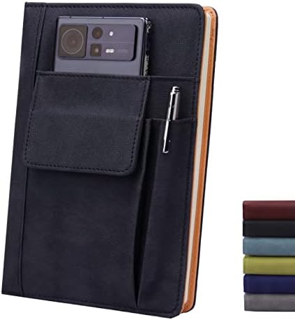 Amazon.com : ADOUNOTES Refillable Meeting Journal Notebook, A5 Size ...