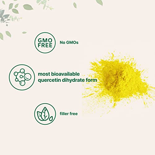 Pure Quercetin Dihydrate Powder, Quercetin 500mg Per Serving, 100 Grams ...