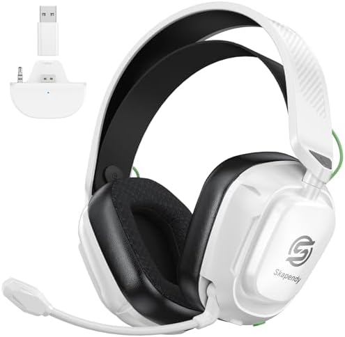 Amazon.com: SKAPENDY 2.4GHz Wireless Gaming Headset for Xbox Series X|S ...