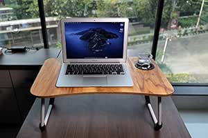 Kitchoff Laptop Table Foldable Portable Notebook Bed Lap Desk Tray ...