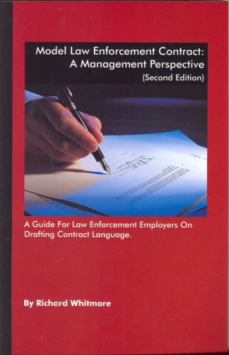 Model Law Enforcement Contract A Management Perspective: Whitmore ...