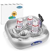 Amazon.com: Inflatable Pool Drink Holder with Large Capacity, Floating ...