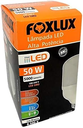 FOXLUX Lâmpada Led Alta Potencia 50W 6500K Biv Fx | Amazon.com.br
