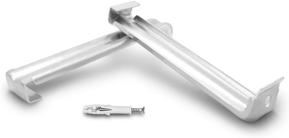 Ajure Roofing 12 Pack Gutter Hangers with Expansion Screws for 5 inch K ...