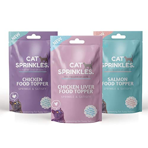 Cat Sprinkles Fussy Cat Food Toppers Taster Pack x3: Chicken Meat ...