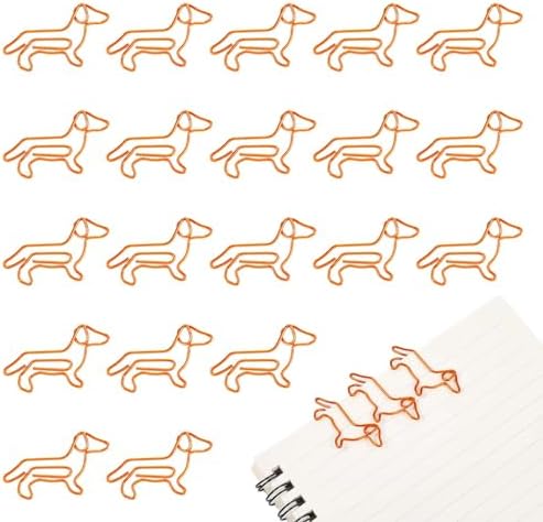Amazon.com: ElevateTech Dachshund Shaped Paper Clips, 20 Pcs Cute Small ...