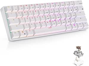 Computer Wired Keyboard RK61 61 Keys Bluetooth / 2.4G Wireless / USB ...