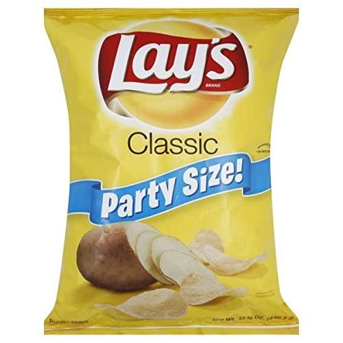 Lay s Potato Chips Lightly Salted Classic Party Size Oz Meijer Lupon