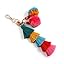 Amazon.com: Anove Colorful key rings Tassel Decorations for Handbags ...