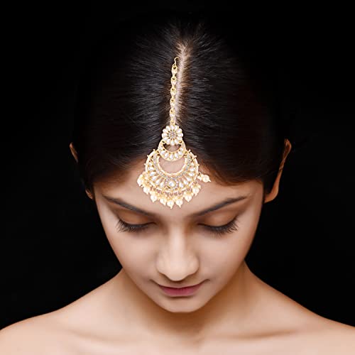 Buy MEENAZ Maang Tikka for Women Hair South Indian Temple Traditional ...