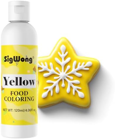 Amazon.com : Food Coloring - 120ml Yellow Liquid Food Coloring ...