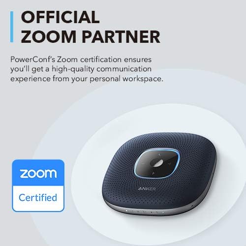 Conference Microphone, Anker PowerConf Bluetooth Speakerphone with 6 ...
