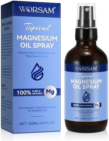 Amazon.com: Magnesium Oil Spray-100% Organic Natural Magnesium Spray ...