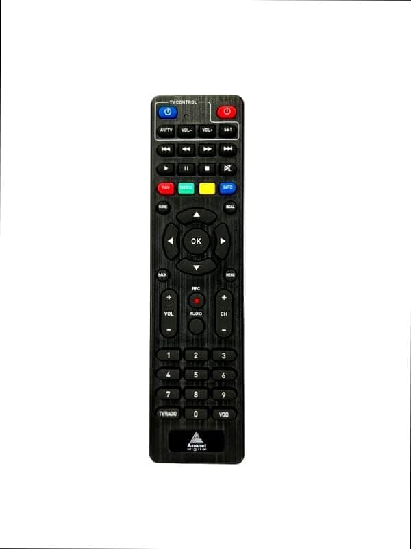 Buy Asianet HD Set Top Box Remote Model NO HDC-P50BCA, HDC-P51ACA ...