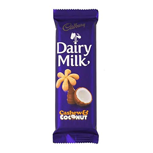 Cadbury Dairy Milk Cashew & Coconut Chocolate Bar, 80g : Amazon.in ...