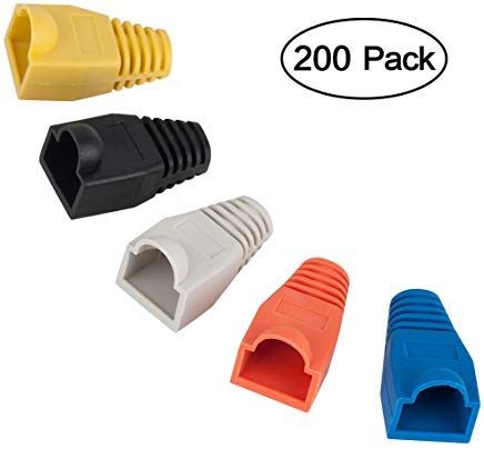 Rubber Connector Boots, VANDESAIL RJ45 Connector Boots Plug Cover for ...