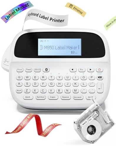 Phomemo Label Maker Machine with Tape LT12 Handheld Bluetooth Label ...