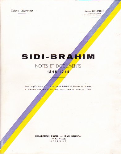 Amazon.fr - SIDI-BRAHIM notes et documents 1845-1945 - Avec cinq ...