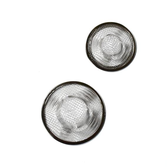 BRH Stainless Steel 2 Piece Sink Strainer/Drainer NET Basket/Jali ...