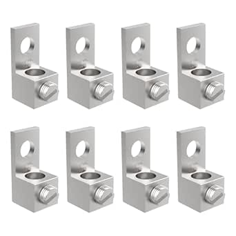 SATUY 8Pcs Aluminium Mechanical Lugs, 1-Hole Quick Connect Terminal ...