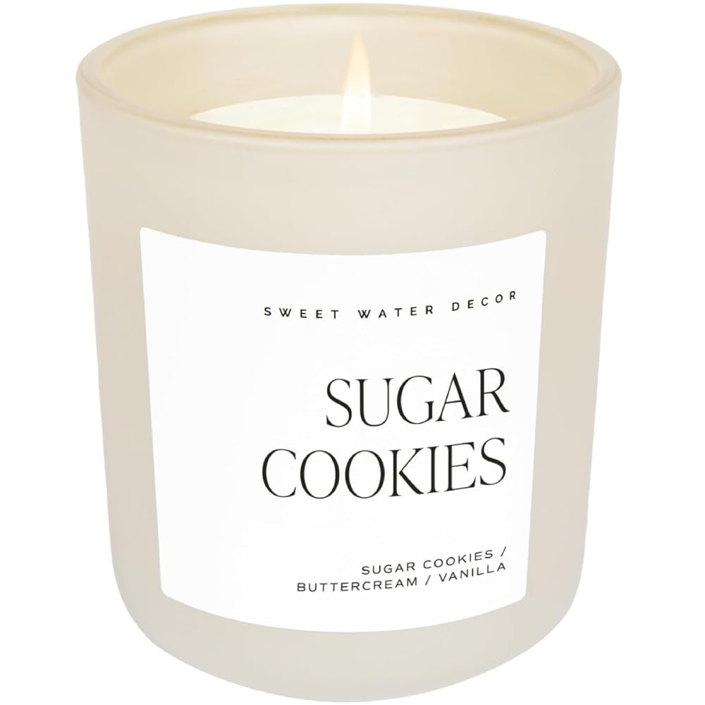 Amazon.com: Sweet Water Decor Sugar Cookies Candle |=0 Sugar Cookies ...