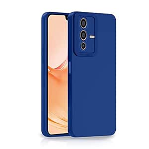 Pikkme Vivo V23 Pro 5G Back Cover Soft Matte Liquid Silicone TPU | Camera Protection ...