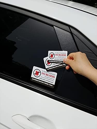 Amazon.com: 160 Pcs Jehovah's Witness No Blood Stickers No Blood ...