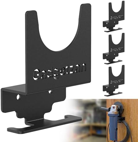 Amazon.com: Tlence 4 Pack Angle Grinder Holder, Wall Mount Bracket for ...