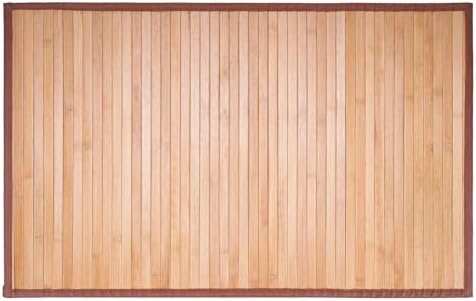 Amazon.com: COSTWAY Bamboo Area Rug, 5'x8' Natural Bamboo Floor Mat ...