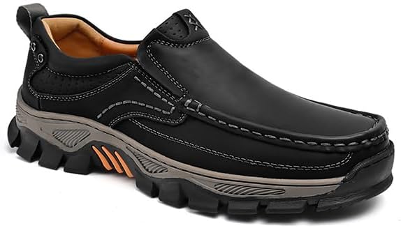 Enjerr Orthopedic Shoes Men, Men's Orthopedic Hands-Free Genuine ...