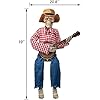 Amazon.com: 39" Halloween Fall Banjo Playing Skeletons - Animated ...
