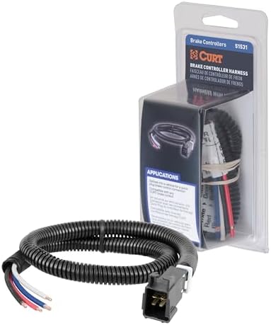 Amazon.com: CURT 51531 Universal Trailer Brake Controller Harness with ...