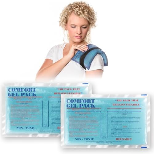 Flexible Reusable Gel Packs for Neck, Wrist, Arm, Back and Shoulder ...