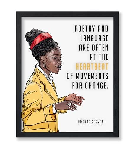 Amazon.com: Monem Art Poetry And Language Poster - Amanda Gorman Print ...