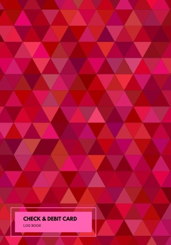 Check & Debit Card Log Book: Red Checking Account Payment Record ...