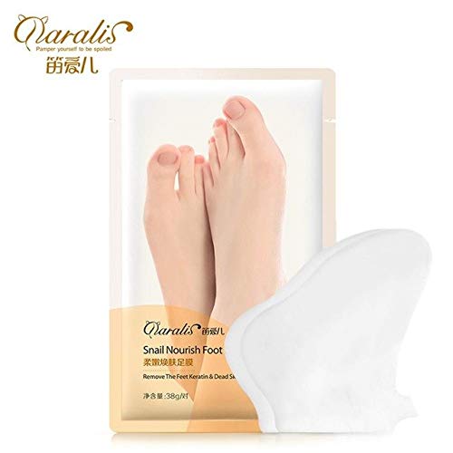 Buy HI5 Pedicure Exfoliating Whitening Snail Nourishing Foot Peeling ...